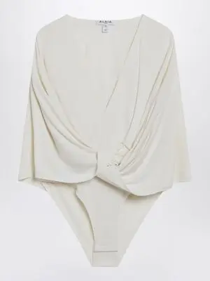 Alaïa Viscose Bodysuit Blouse