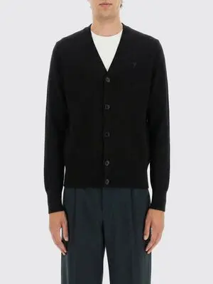 AMI Paris Wool Cardigan - Black