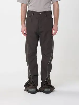 Rick Owens Banana Cotton Blend Trousers - Brown