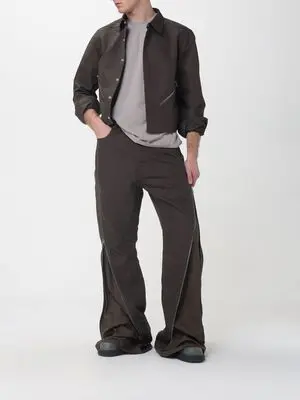 Rick Owens Banana Cotton Blend Trousers - Brown