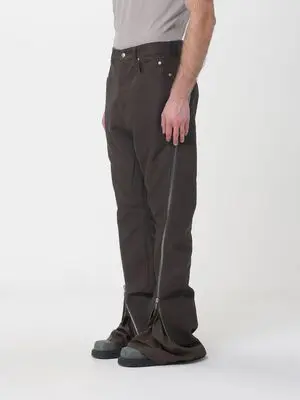 Rick Owens Banana Cotton Blend Trousers - Brown