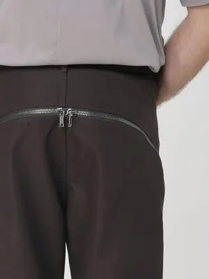 Rick Owens Banana Cotton Blend Trousers - Brown