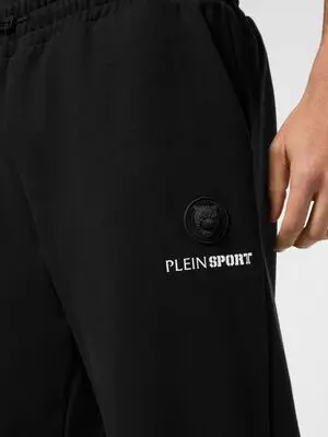 PLEIN SPORT Technical Fabric Jogging Pants - Black