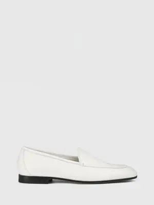 DOUCAL'S Leather Loafers - White
