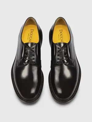 DOUCAL'S Brushed Leather Derby Shoes