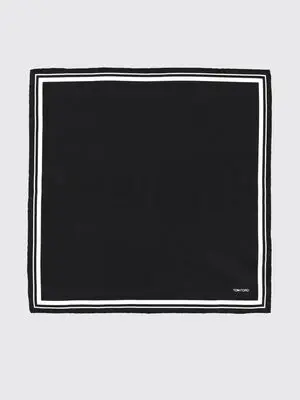 TOM FORD Pocket Square Colour - Black
