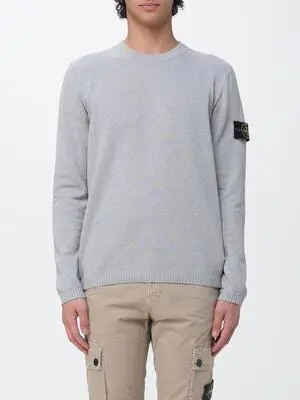 Stone Island Cotton Crew Neck Jumper - Pearl