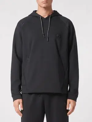PLEIN SPORT Polyester Hoodie - Black