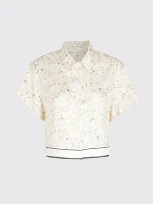 TELA Satin Shirt With Floral Print