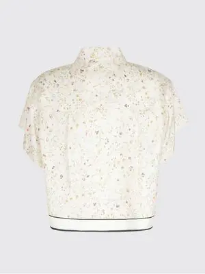 TELA Satin Shirt With Floral Print
