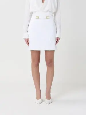 Elisabetta Franchi Crêpe Mini Skirt - Ivory