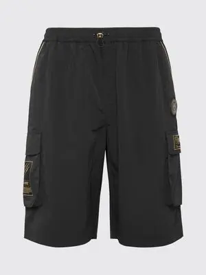 PLEIN SPORT Technical Stretch Fabric Cargo Shorts