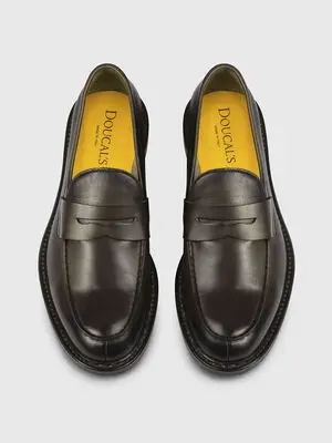 DOUCAL'S Leather Loafers - Dark