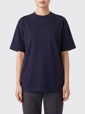 Phoebe Philo Crew Neck T-shirt With Dropped Shoulders