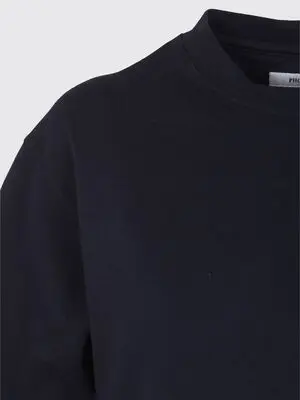 Phoebe Philo Crew Neck T-shirt With Dropped Shoulders