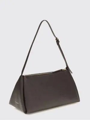 Calvin Klein Aurelis Natural Grain Leather Shoulder Bag
