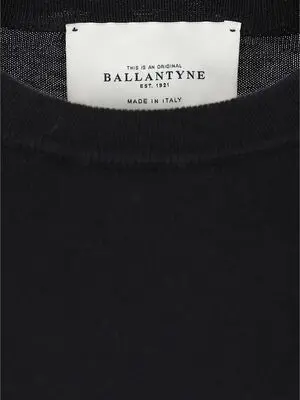 BALLANTYNE Cotton And Silk Sweater - Blue