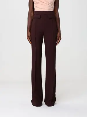 Elisabetta Franchi Crêpe Straight Trousers - Brown