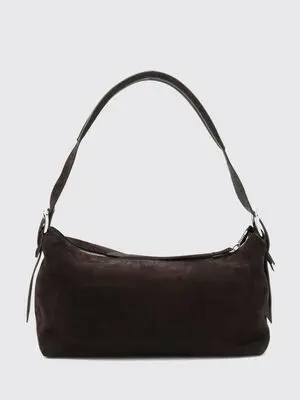 LEMAIRE Rectangular Shoulder Bag In Suede Calfskin With Adjustable Handle