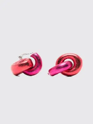MONIES Bi Acacia Wood Pendant Clip-on Earrings - Multicolor