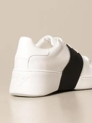 ROGER VIVIER Skate" Trainers In Leather With Signature Buckle