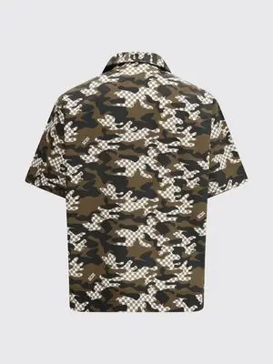 Gcds Casual Shirt In Cotton With Camouflage Print