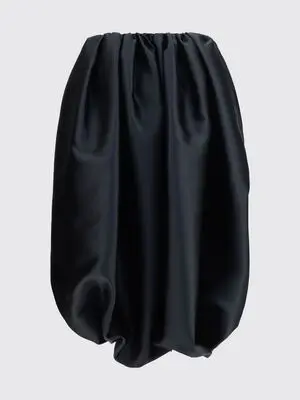 Calvin Klein A-line Midi Skirt In Silk Blend