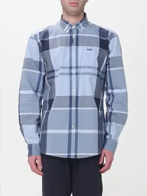Barbour Cotton Shirt With Vintage Check Pattern - Blue