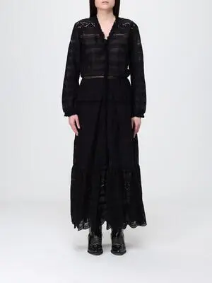 Isabel Marant Étoile Daniva Cotton Chemisier Dress - Black