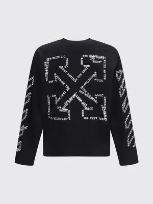 Off-White Cotton T-shirt With Arrow Logo