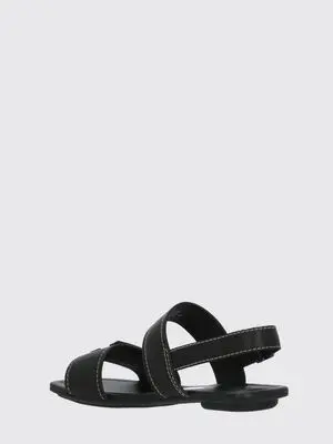 Hogan Leather Slingback Sandals - Black
