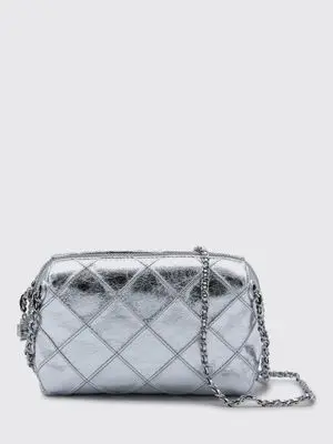 Tory Burch Leather Shoulder Bag - Silver