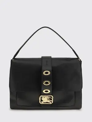 Burberry Rider Lamb Leather Handbag With Ekd Logo