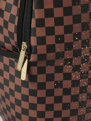 SPRAYGROUND Henny Spritz Checkered Saffiano Coated Cotton Backpack