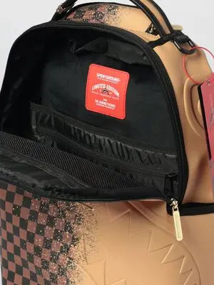 SPRAYGROUND Henny Spritz Checkered Saffiano Coated Cotton Backpack