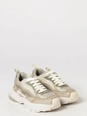 Emporio Armani Chunky Sole Lace-up Trainers - Beige
