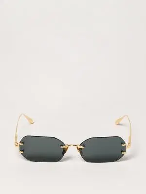 Linda Farrow Rimless Octagon Sunglasses