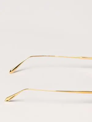 Linda Farrow Rimless Octagon Sunglasses