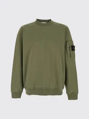Stone Island Crewneck Sweatshirt With Arm Pocket