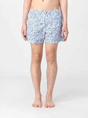 KAMPOS Printed Swim Shorts - Gnawed Blue