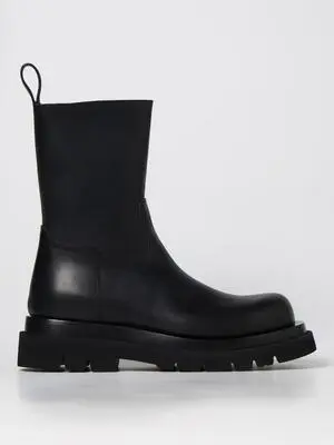 Bottega Veneta Leather Ankle Boots - Black
