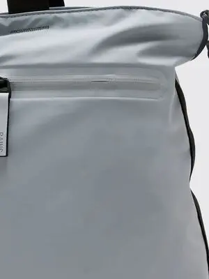 Rains Polyurethane Tote Bag With Zip Closure And Adjustable Shoulder Strap