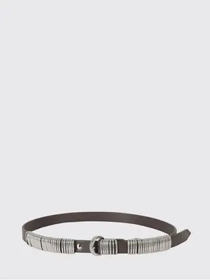 Federica Tosi Adjustable Smooth Leather Belt With Buckle - Brown