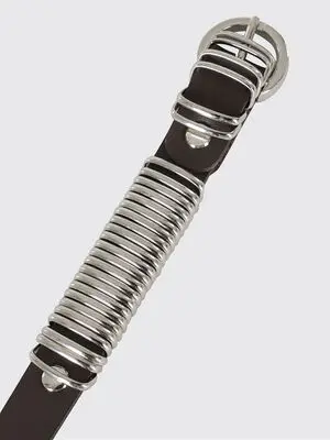 Federica Tosi Adjustable Smooth Leather Belt With Buckle