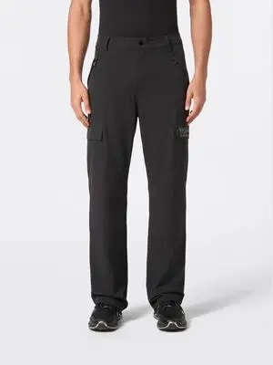 PLEIN SPORT Technical Fabric Cargo Pants - Black