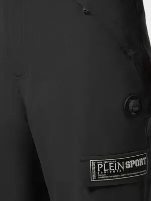 PLEIN SPORT Technical Fabric Cargo Pants
