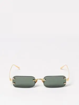 Linda Farrow Rectangular Rimless Sunglasses