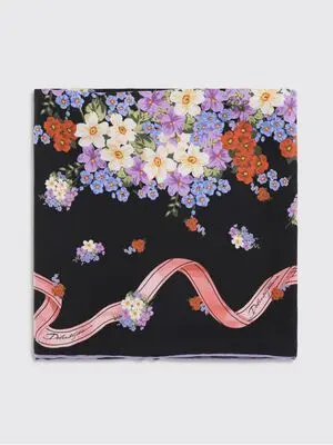 Dolce & Gabbana Floral Silk Scarf - Multicolor