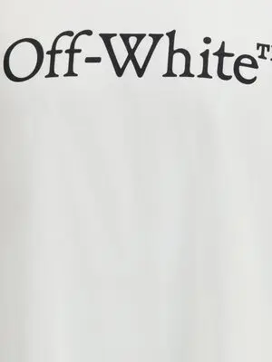 Off-White Cotton T-shirt With Logo