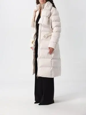 Elisabetta Franchi Down Puffer Coat With Belt